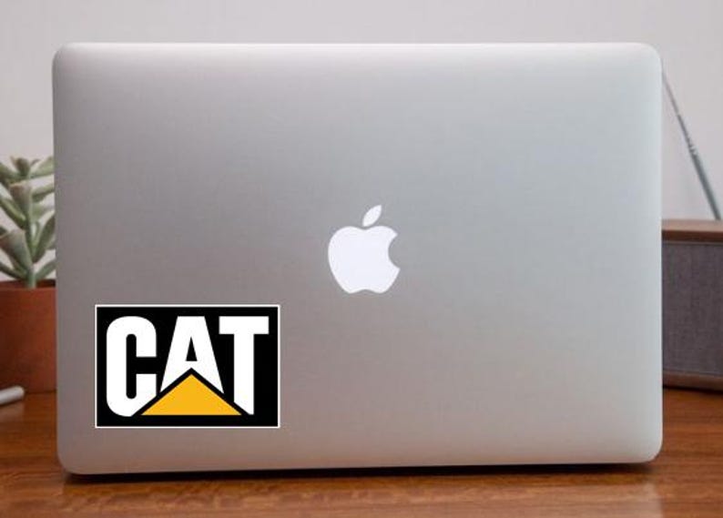 CAT Construction SQUARE Logo Sticker / Vinyl Decal | 10 Sizes!! FREE ...
