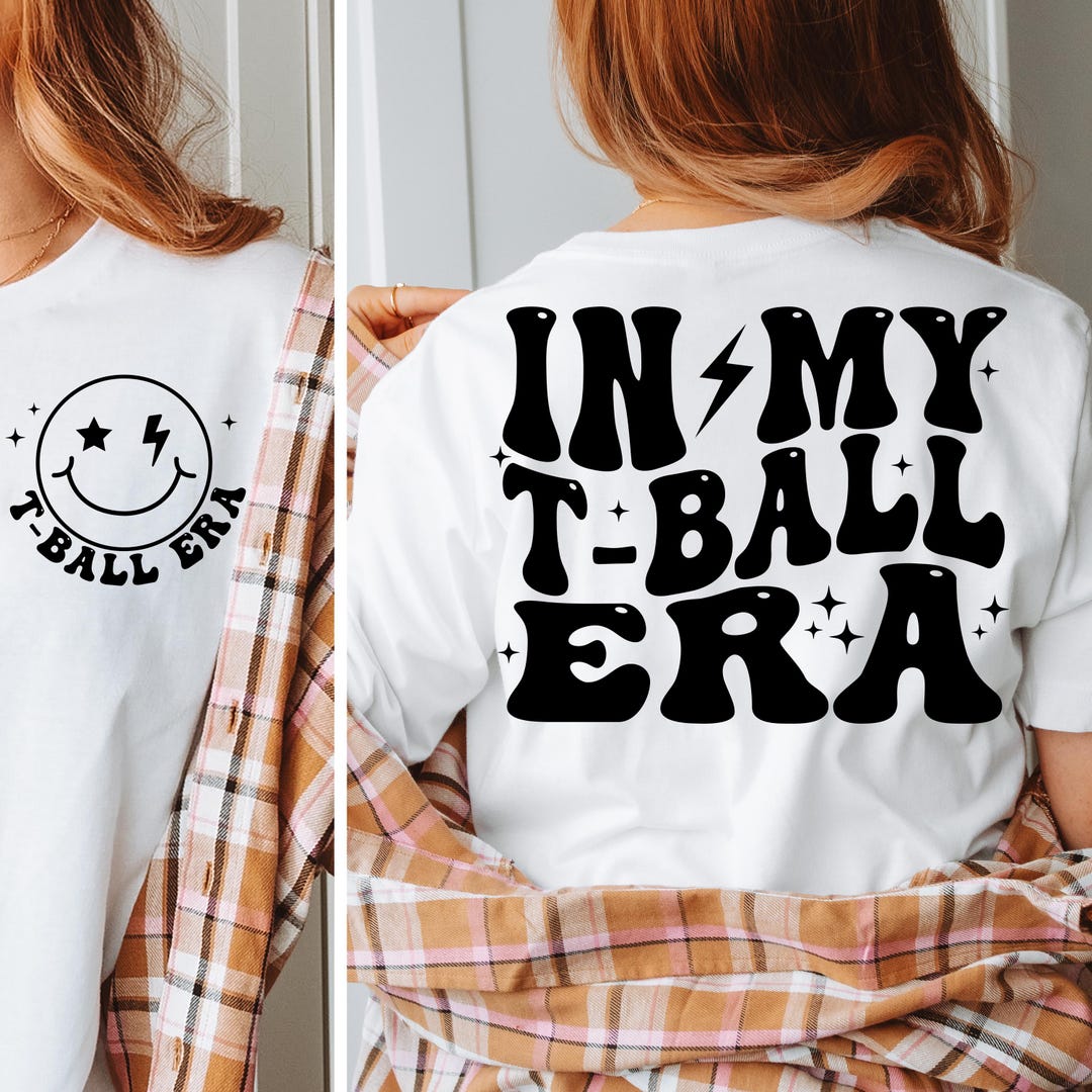 In My T-ball Era Svg Png, T-ball Svg, Tee-ball Svg, Beginner Baseball ...