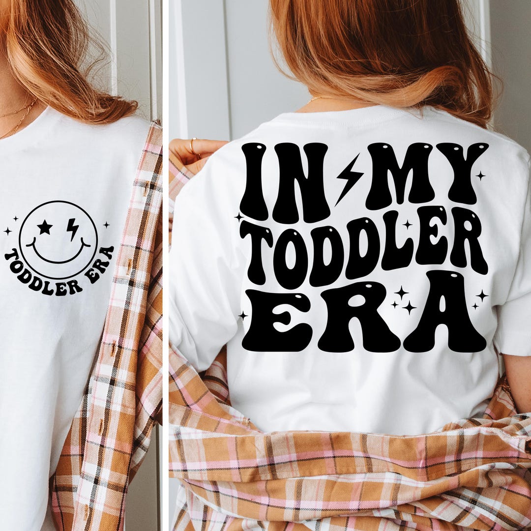 In My Toddler Era Svg Png, Toddler Svg Png, Retro Toddler Svg, Wavy Svg ...