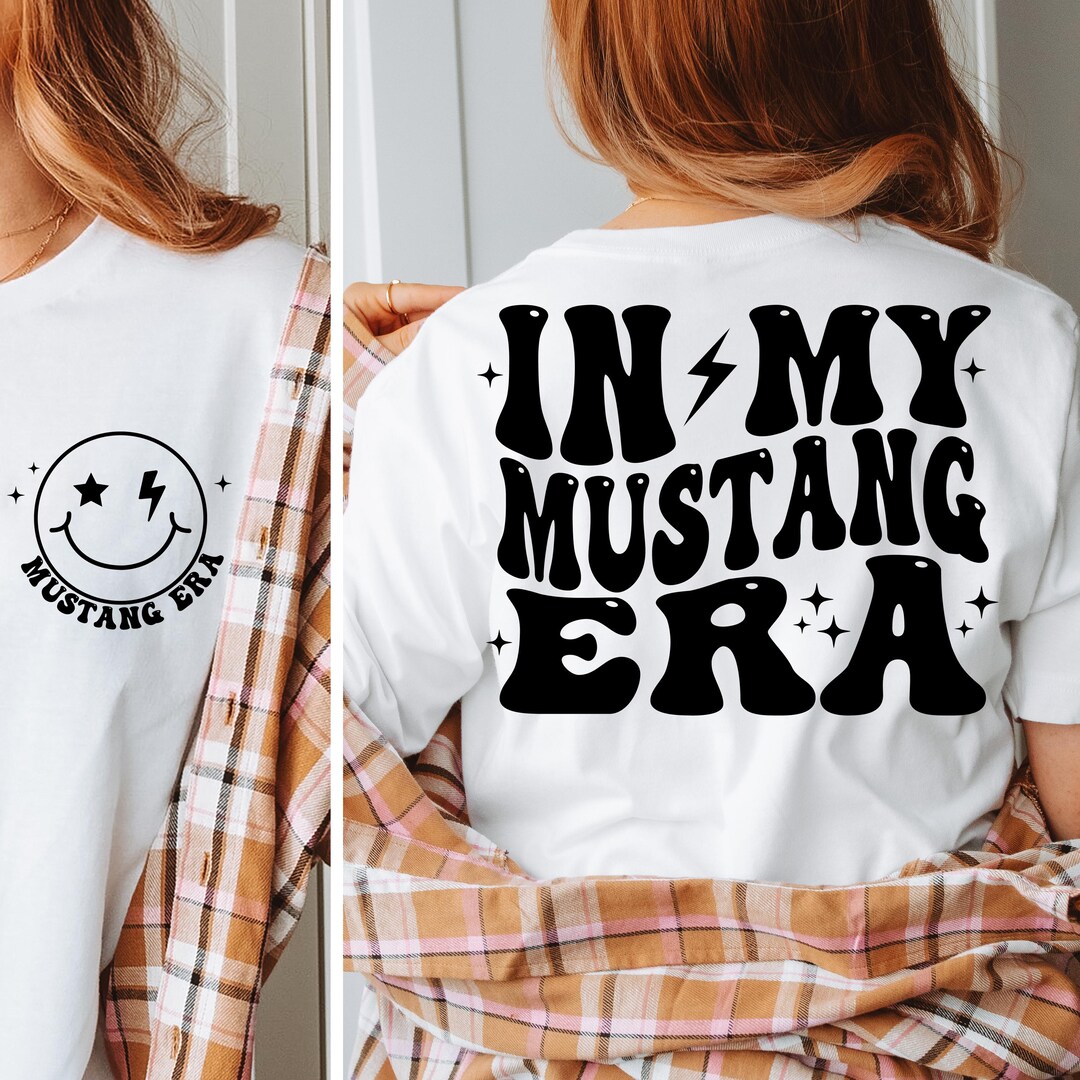 In My Mustang Era Svg Png, Wild Horse Svg, School Mascot Shirt Png Svg ...