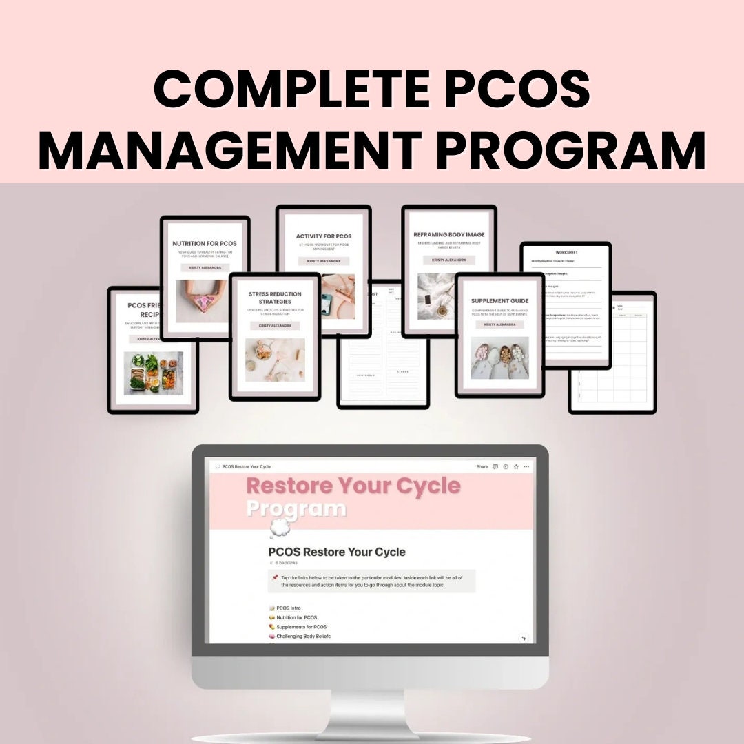 PCOS Management Program Guide, Balanced Hormones, Notion, Regular ...