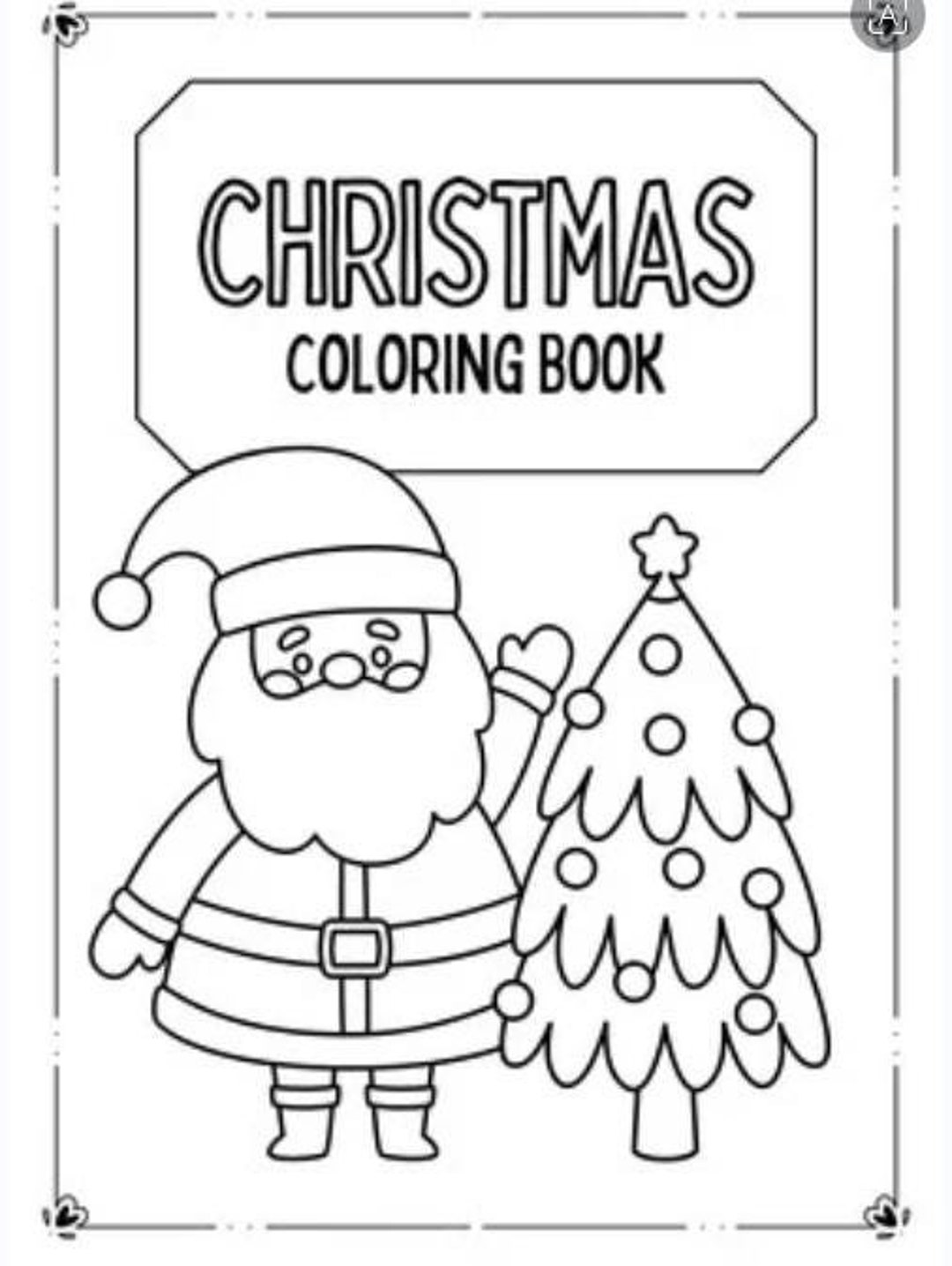Christmas Holiday Coloring Book - Etsy