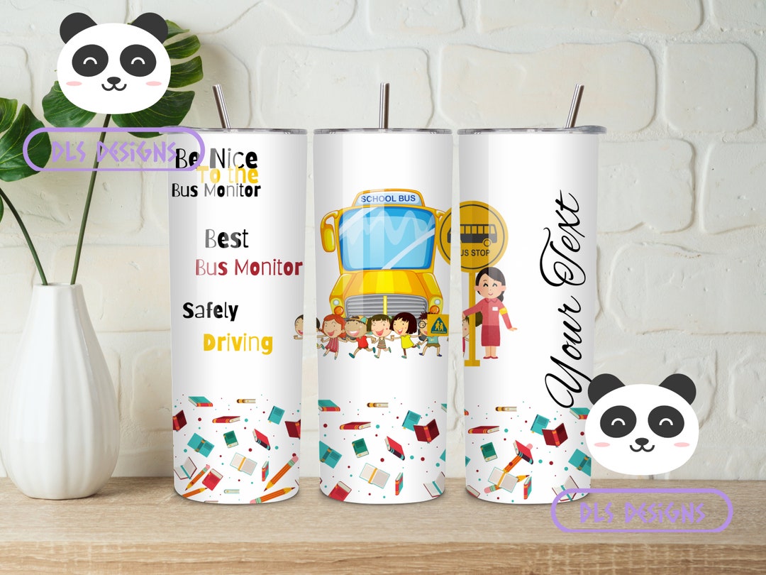 Personalized Tumbler for the Best School Bus Monitor/ Matron - Etsy
