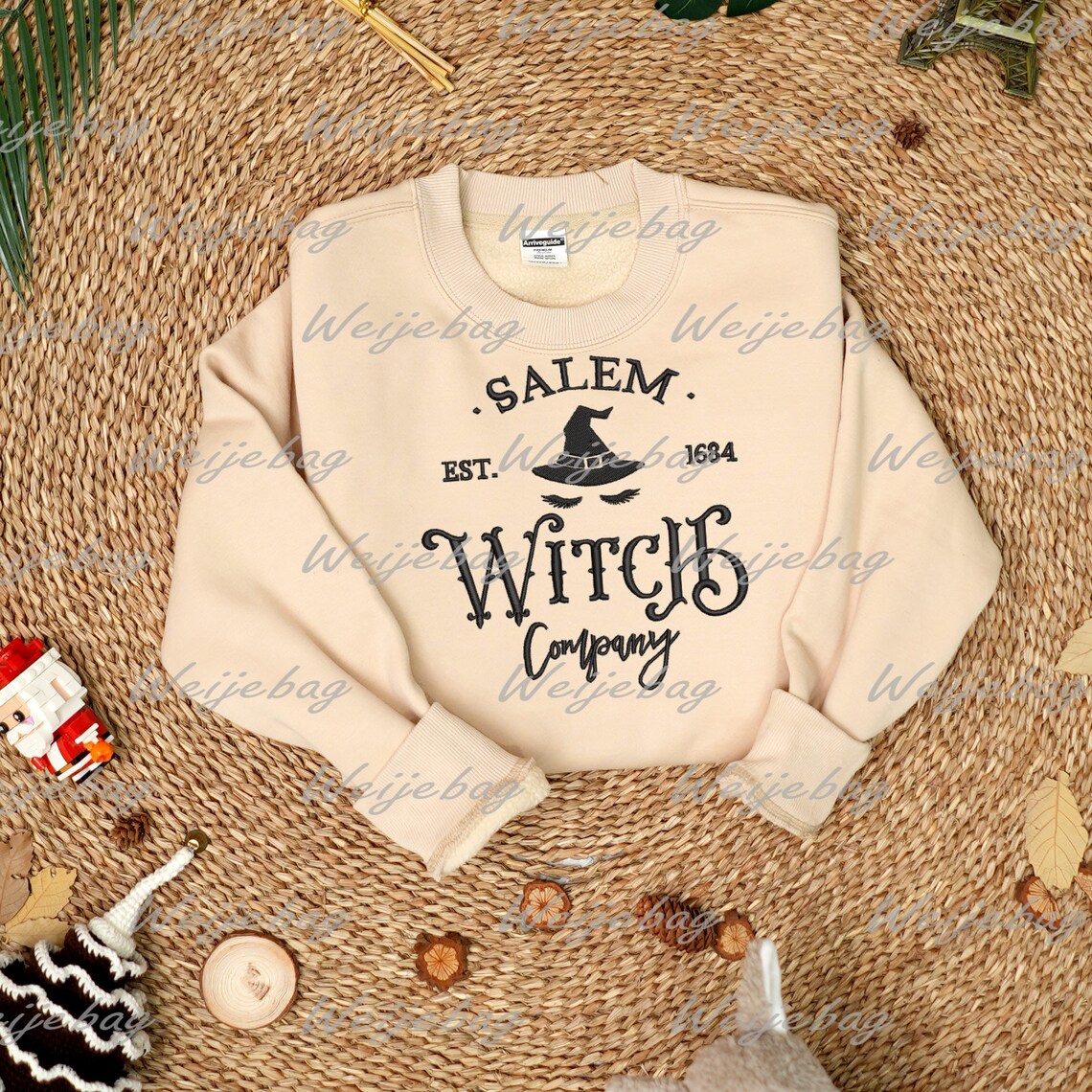 Halloween Witch Embroidery Machine Design, Salem Witch Company ...