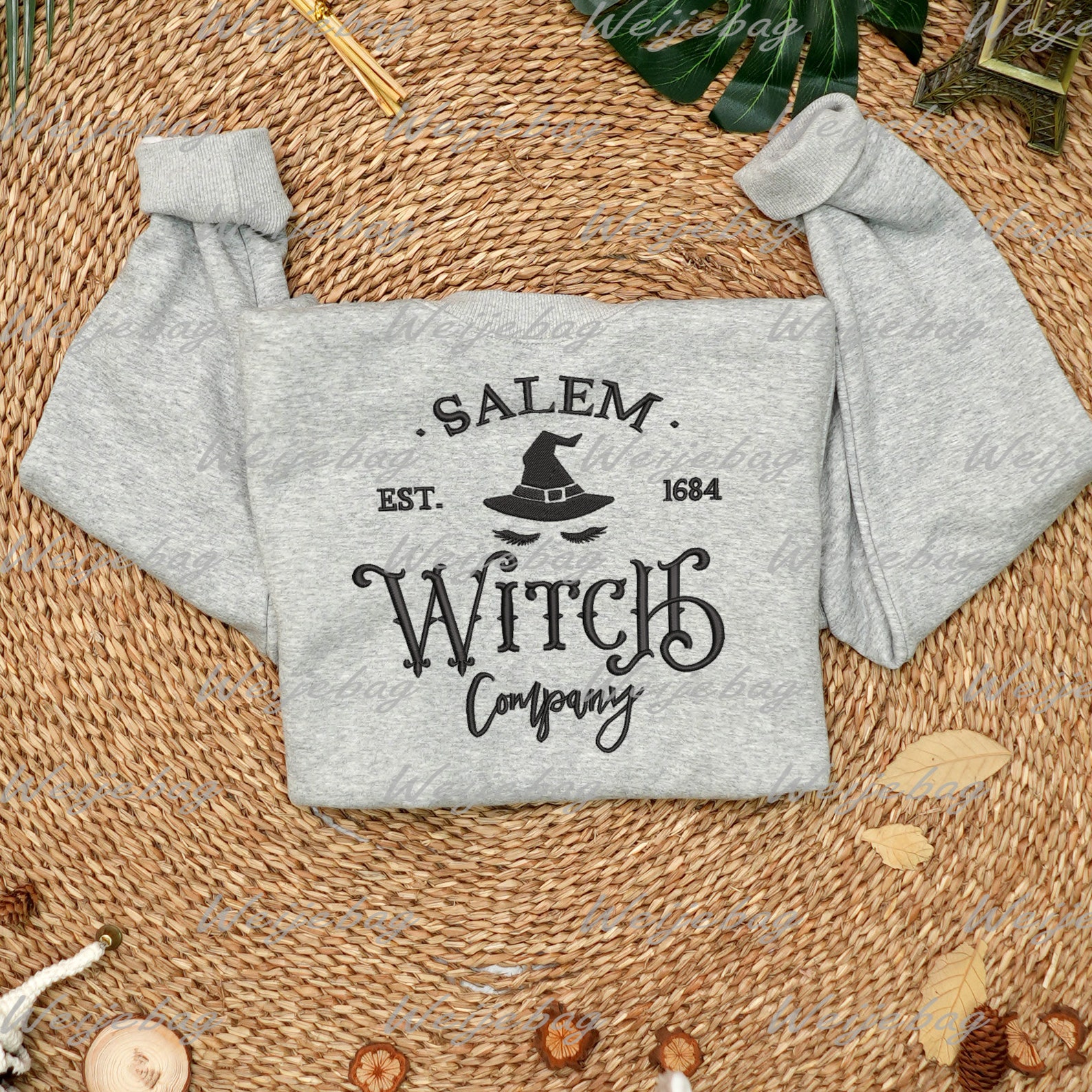 Halloween Witch Embroidery Machine Design, Salem Witch Company ...