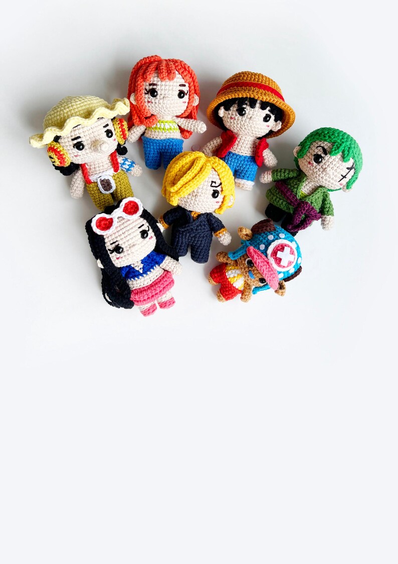 Crochet PDF Pattern, Pdf Pattern, DIY Crochet Pattern, Anime Pirate ...