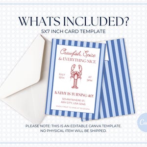 Crawfish Boil Digital Invitation | Festive Seafood Party Invite ...