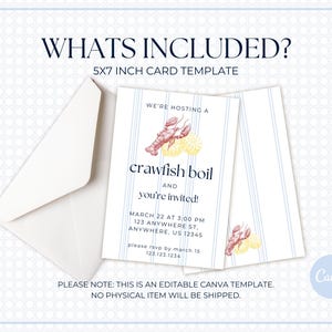 Crawfish Boil Digital Invitation | Festive Seafood Party Invite ...
