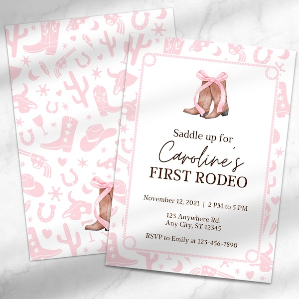 First Rodeo Birthday - Etsy