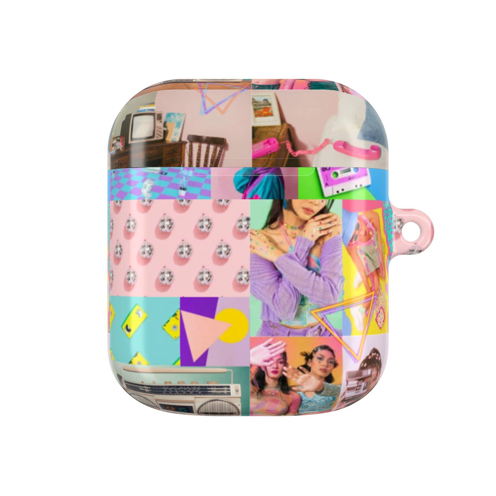 Retro Vibes 90s 2000s AirPod Case, Stylish Wireless Earbud Holder ...