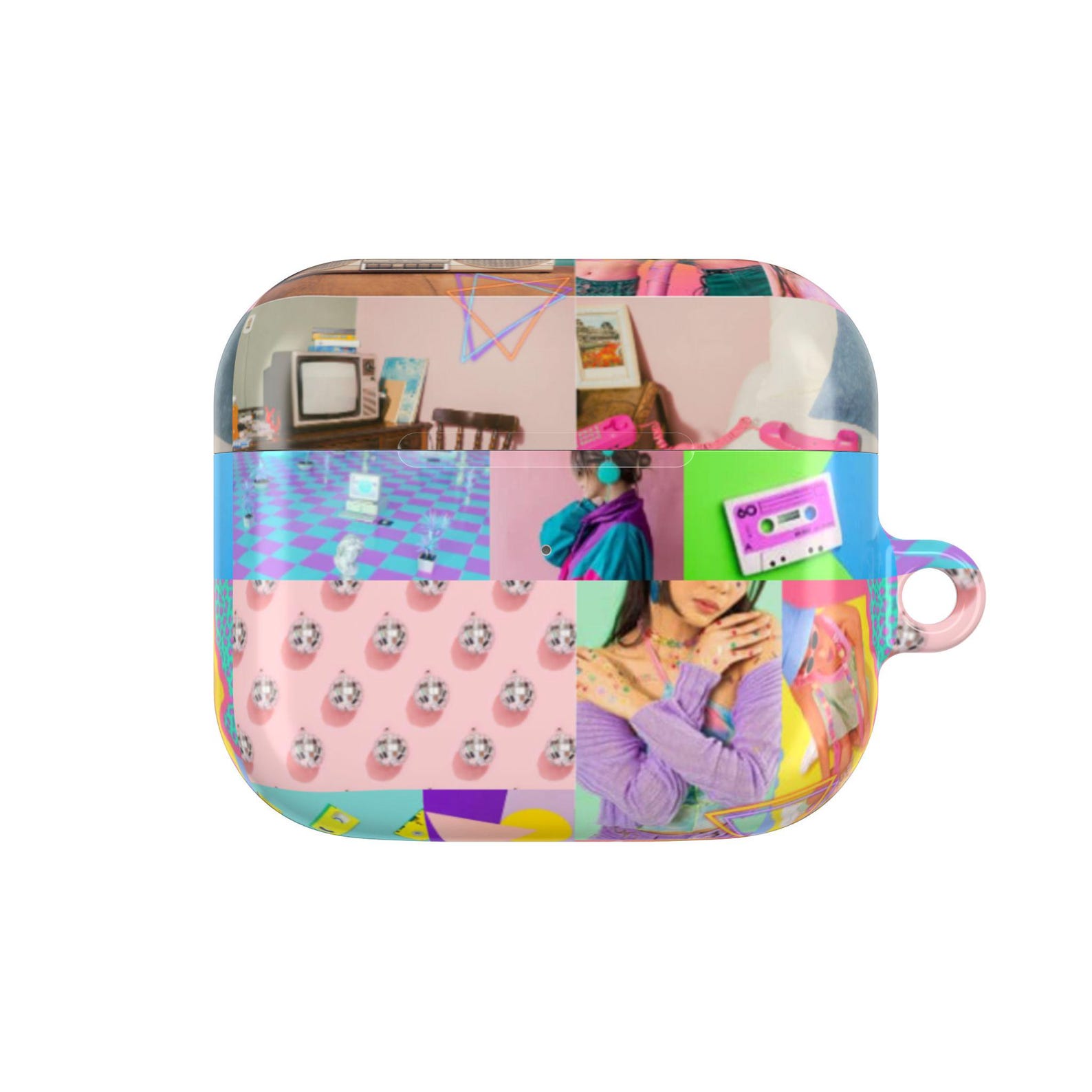 Retro Vibes 90s 2000s AirPod Case, Stylish Wireless Earbud Holder ...