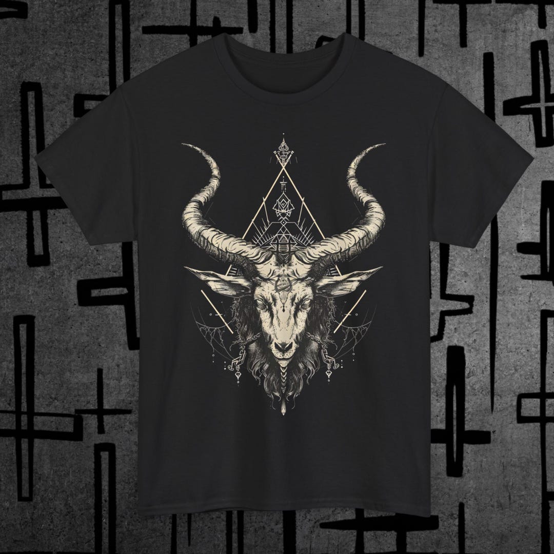 Occult Satanic T-shirt | Gothic Graphic Tee | Dark Fashion | Goth ...