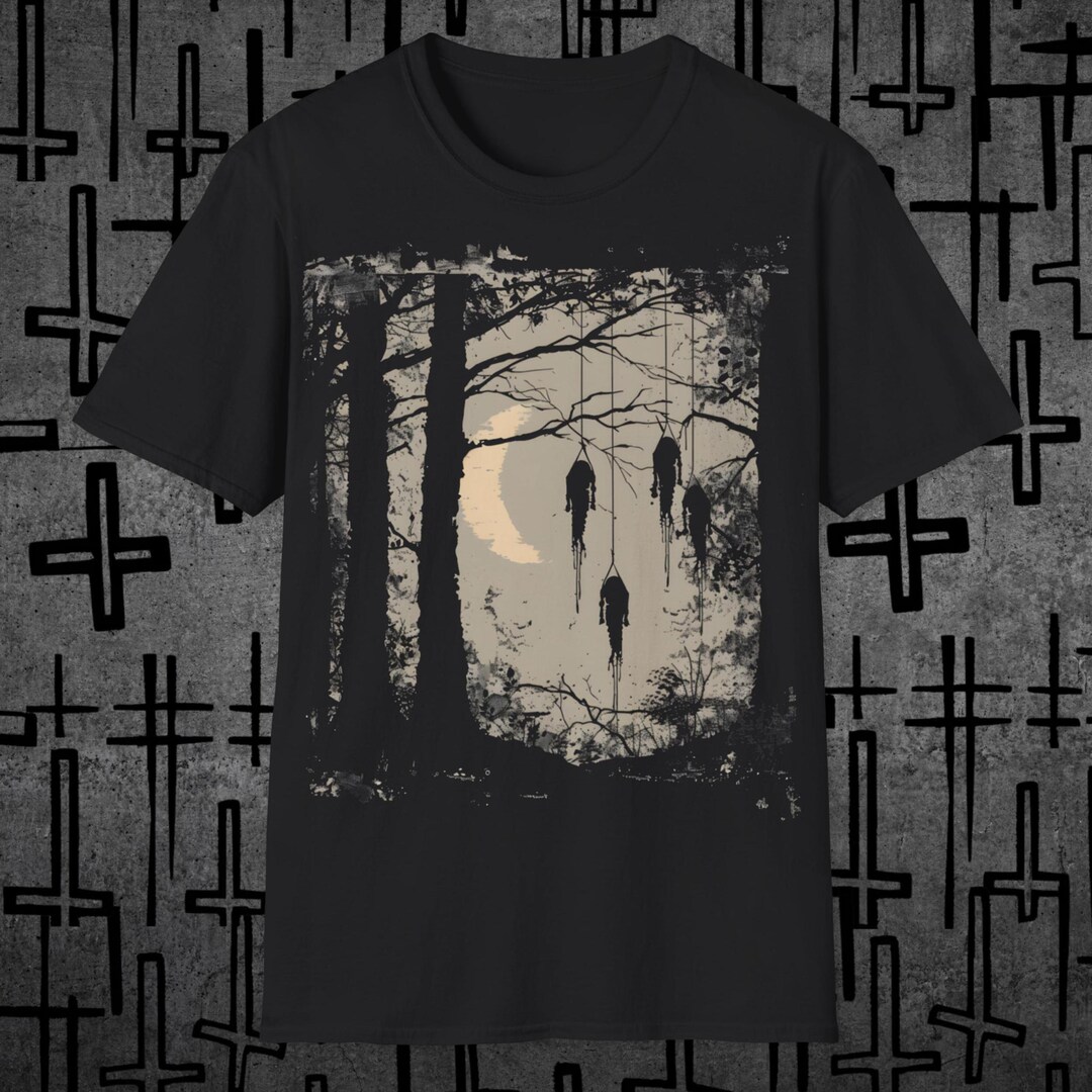 The Hanging Trees T-shirt Gothic Slipknot Gallow Design Horror Goth ...
