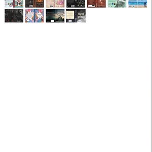 1:12 Scale Printable Mini Book Covers – 290+ Dollhouse Books (instant ...