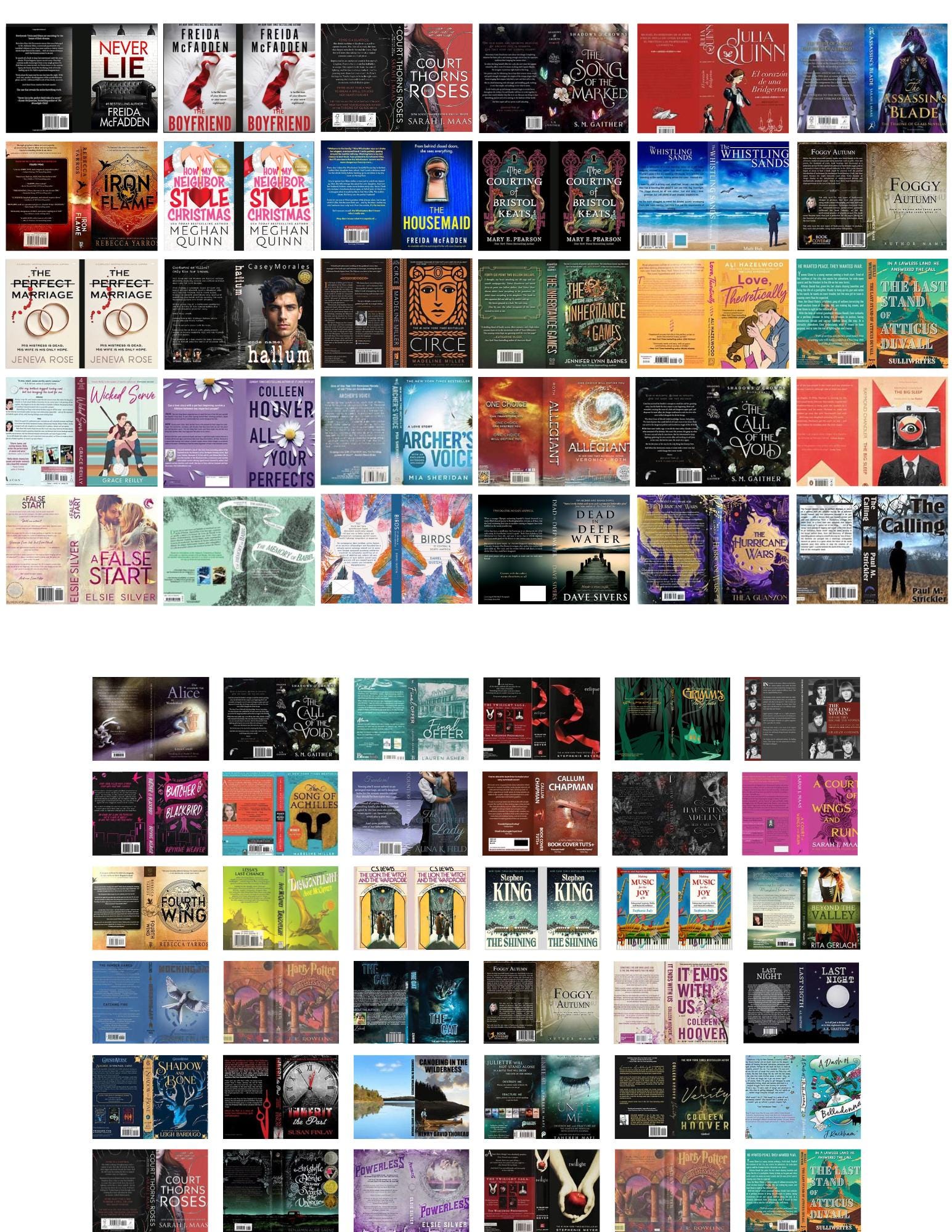 Over 200 1:12th Scale Printable Mini Book Covers Dollhouse Books ...