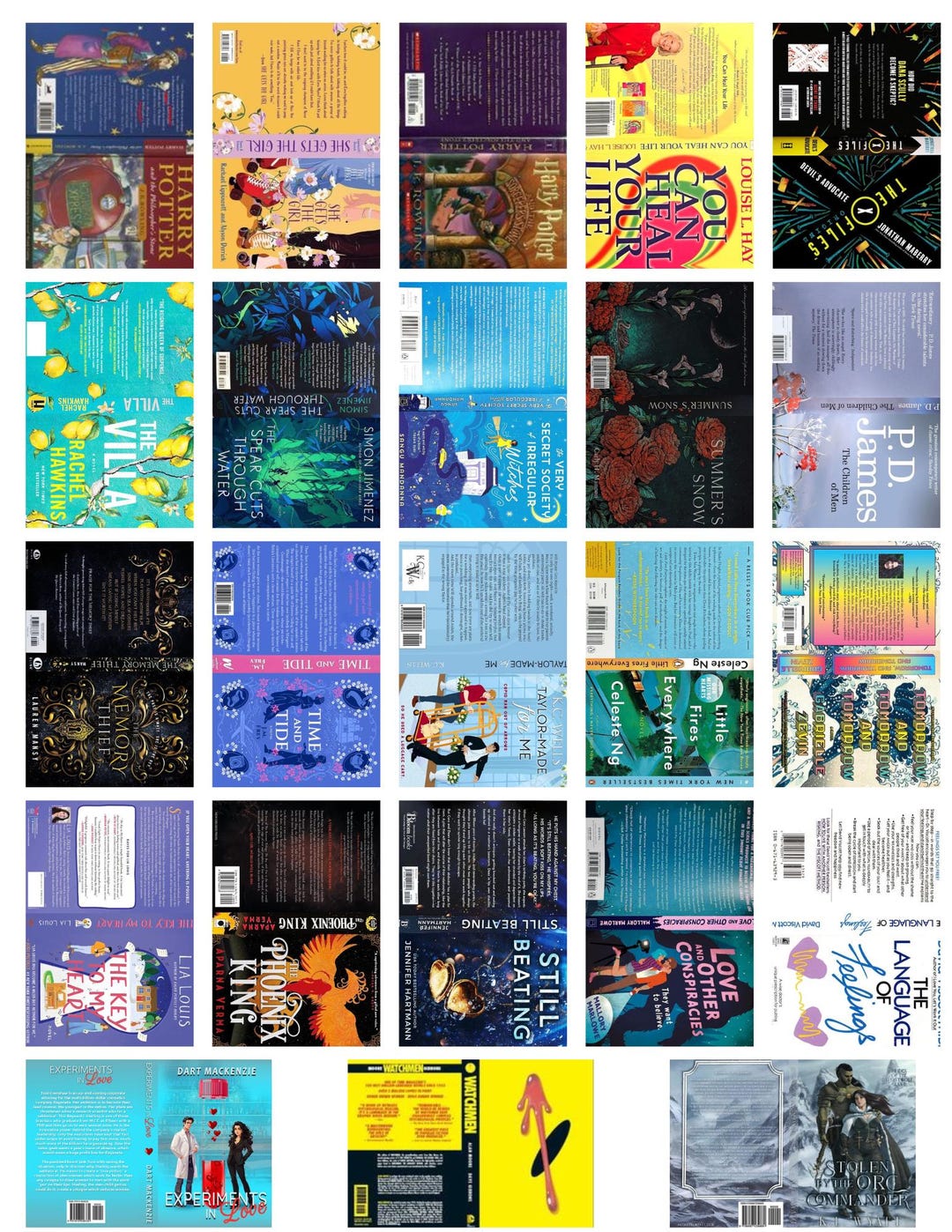210+ Printable 1:6 Scale Mini Book Covers – Dollhouse Books, Ornaments ...