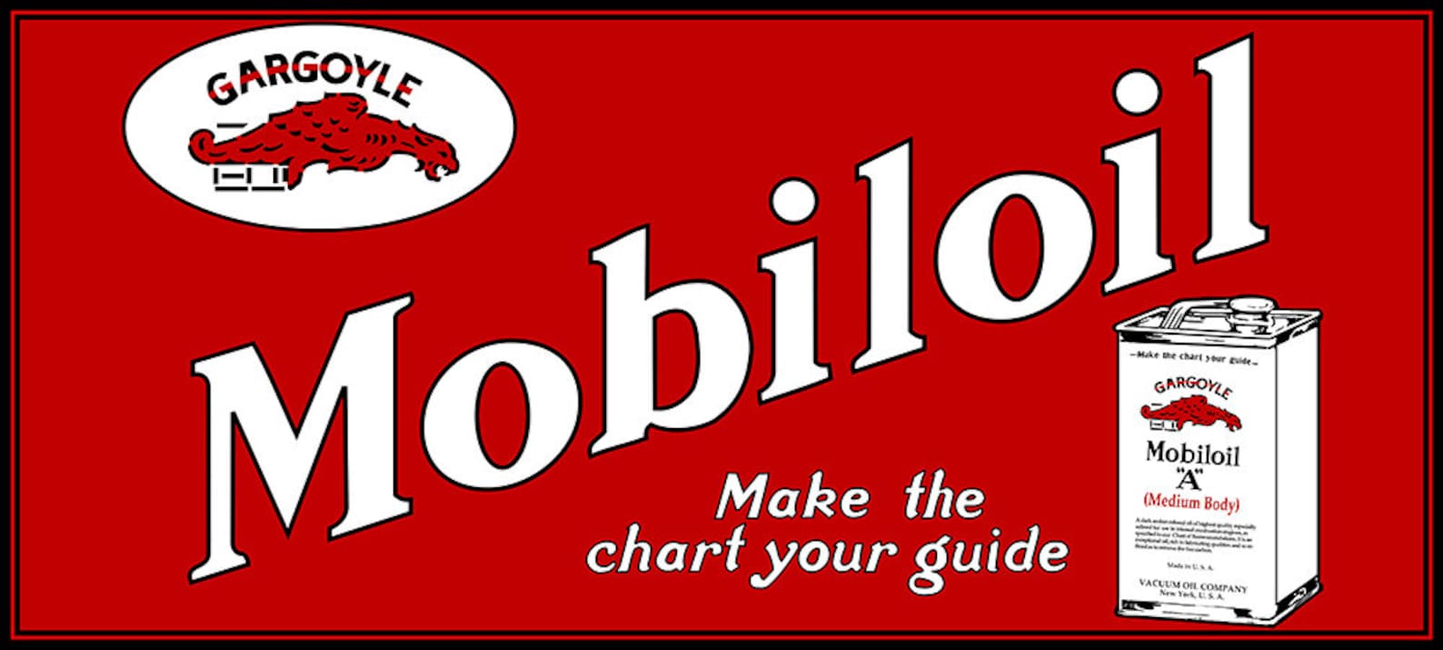 Mobil Oil Metal Sign 18 X8 - Etsy