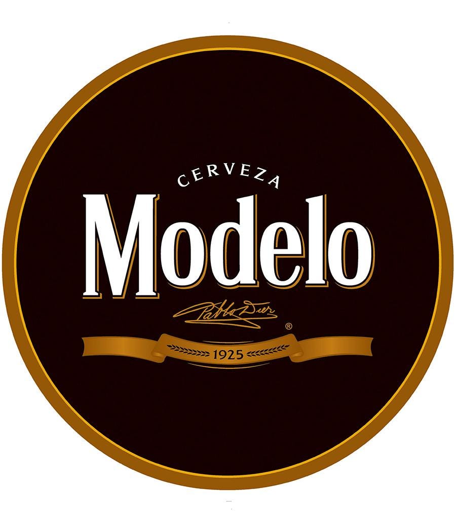 Modelo Beer Metal Signs 12" Round - Etsy
