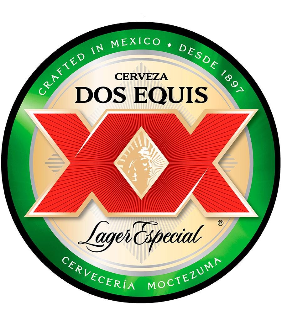 Dos XX Beer Round Metal Signs - Etsy