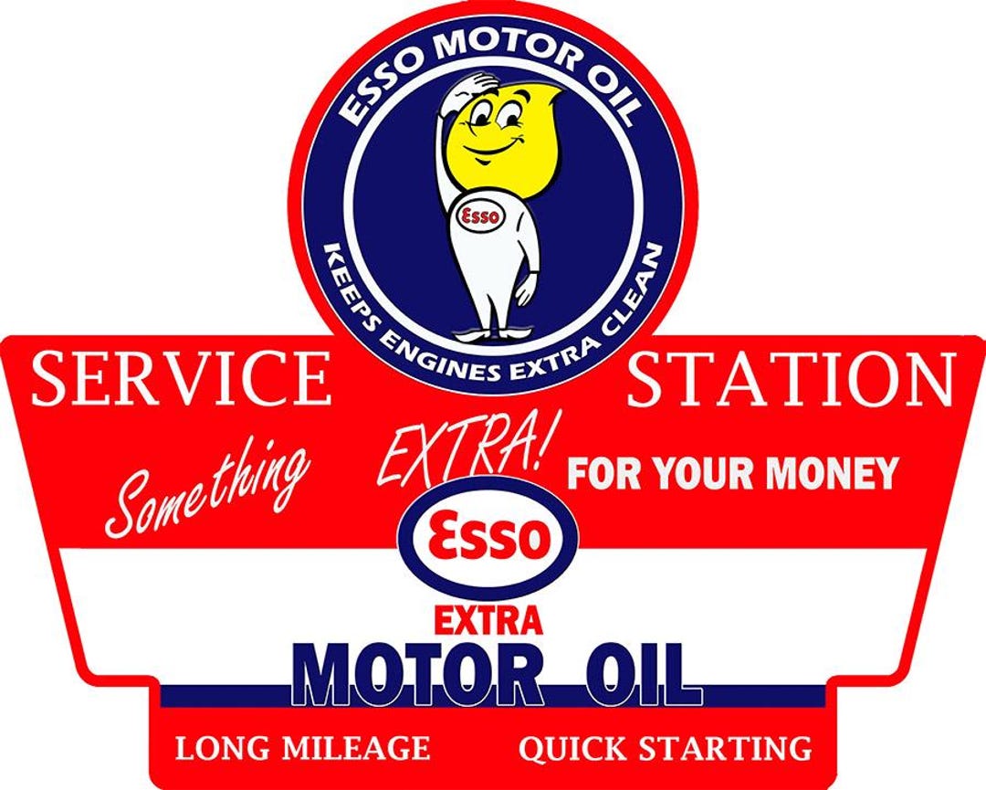 Esso Extra Service Station 18 X 14.5 Metal Sign - Etsy