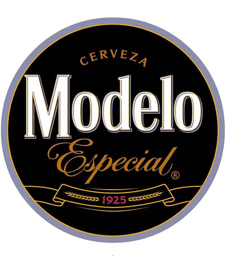 Modelo Beer Metal Signs 12" Round - Etsy