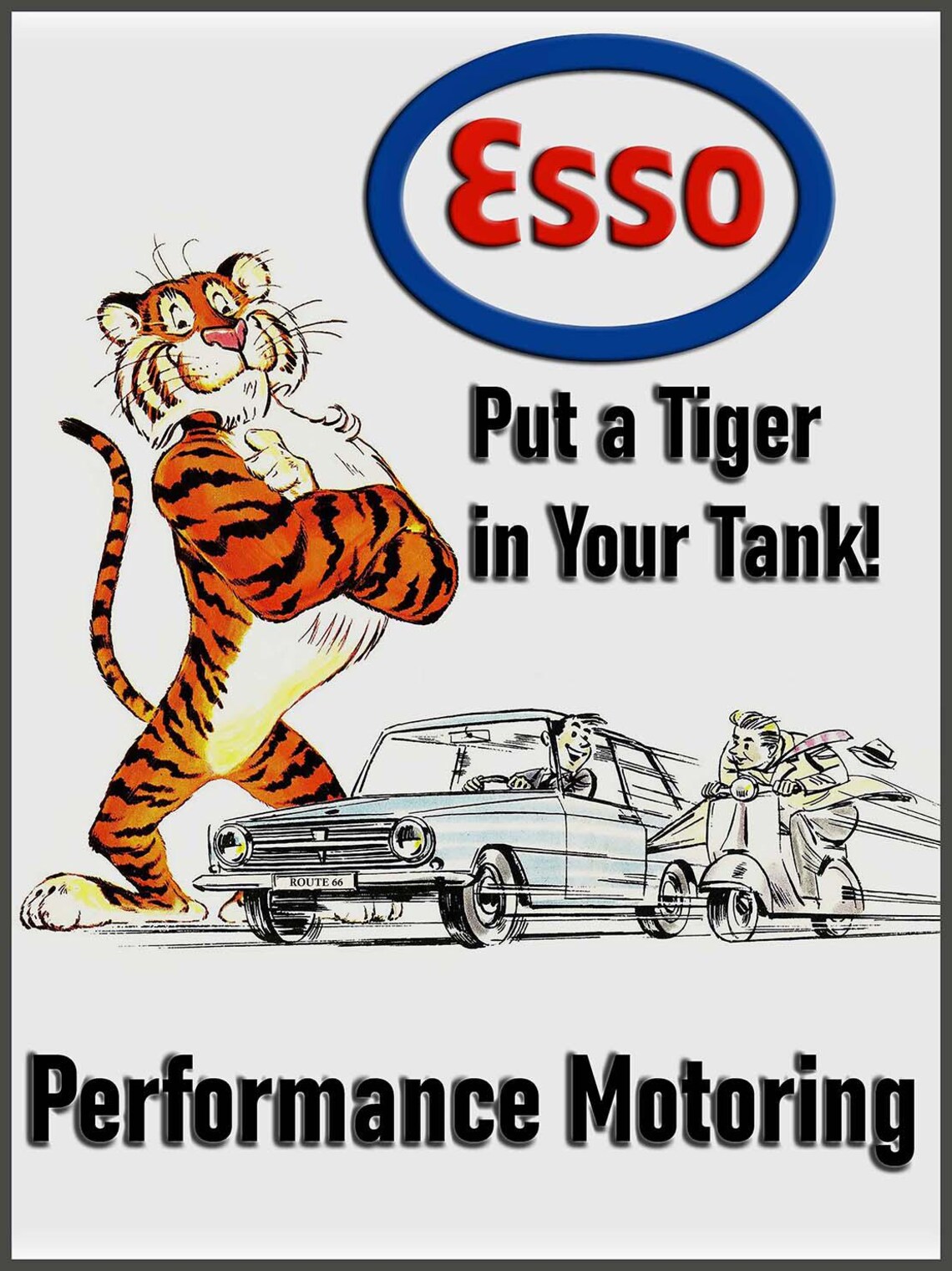Esso Metal Sign 16x12 Garage Sign - Etsy