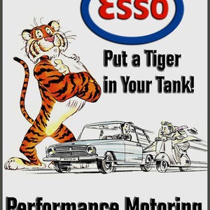 Esso Metal Sign 16x12 Garage Sign - Etsy
