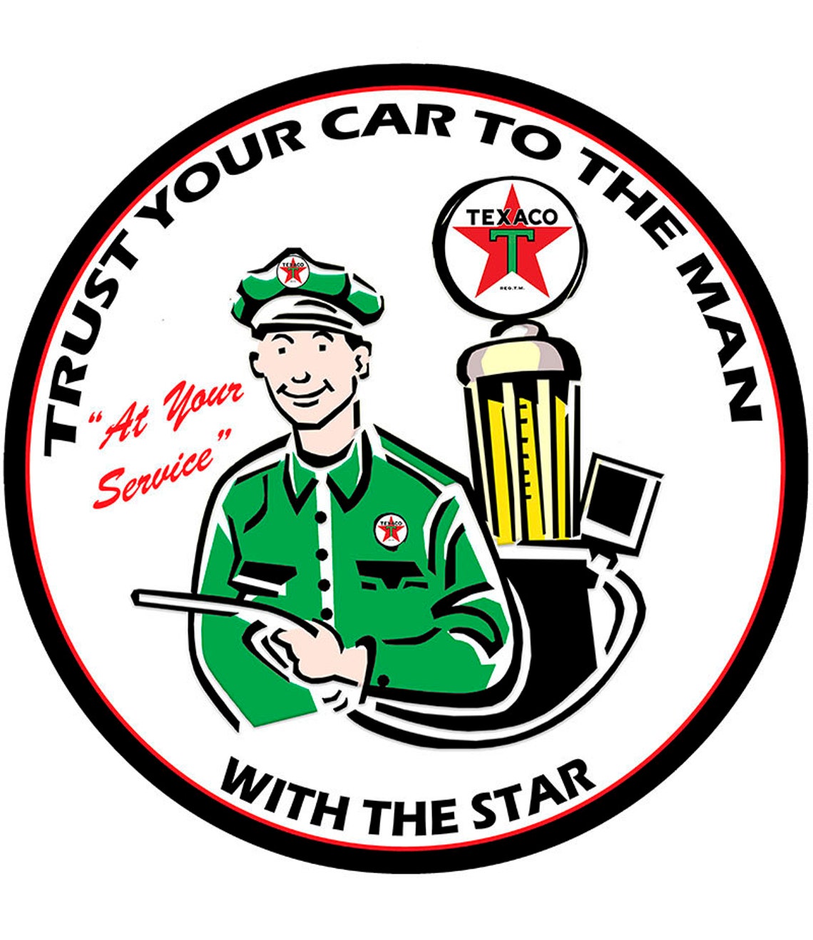 Texaco Metal Sign - Etsy