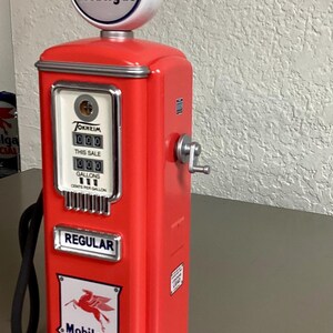 Gearbox Mobilgas Gasoline Pump Coin Bank New in Box - Etsy