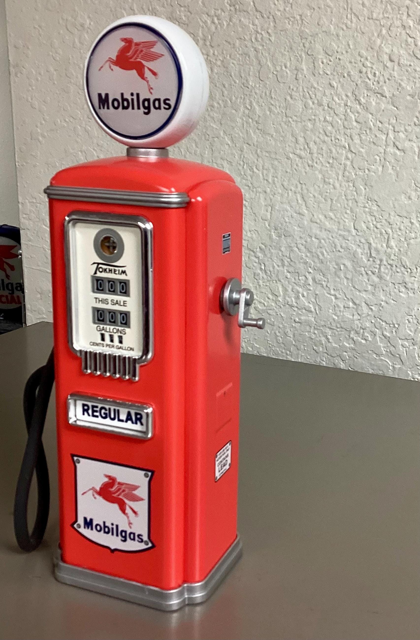 Gearbox Mobilgas Gasoline Pump Coin Bank New in Box - Etsy