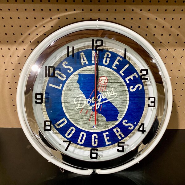 Dodgers Clock - Etsy