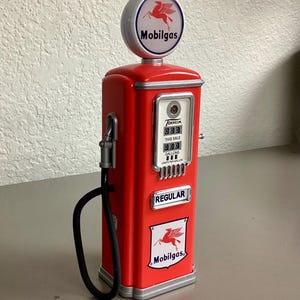 Gearbox Mobilgas Gasoline Pump Coin Bank New in Box - Etsy