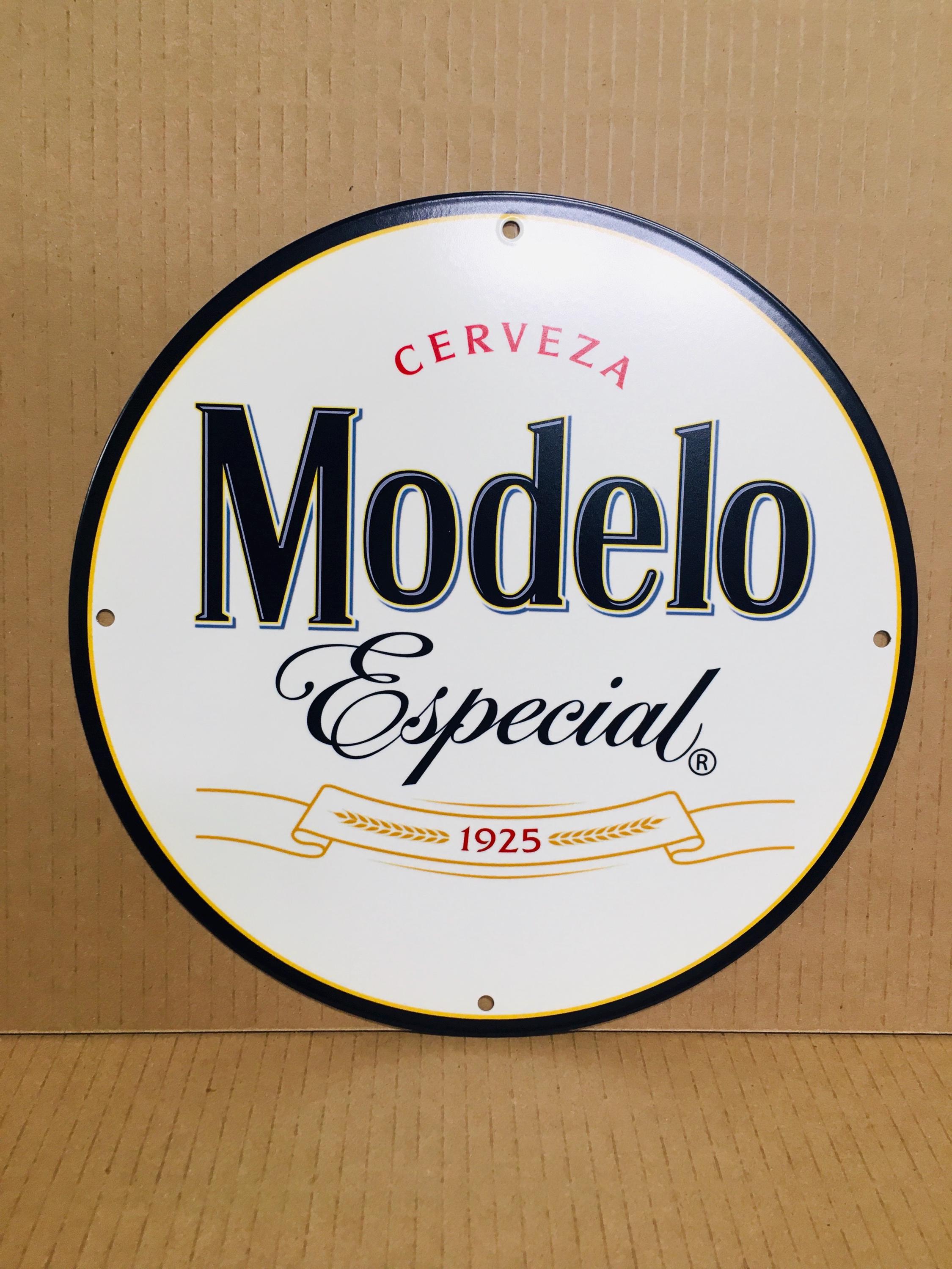 Modelo Beer Metal Signs 12" Round - Etsy
