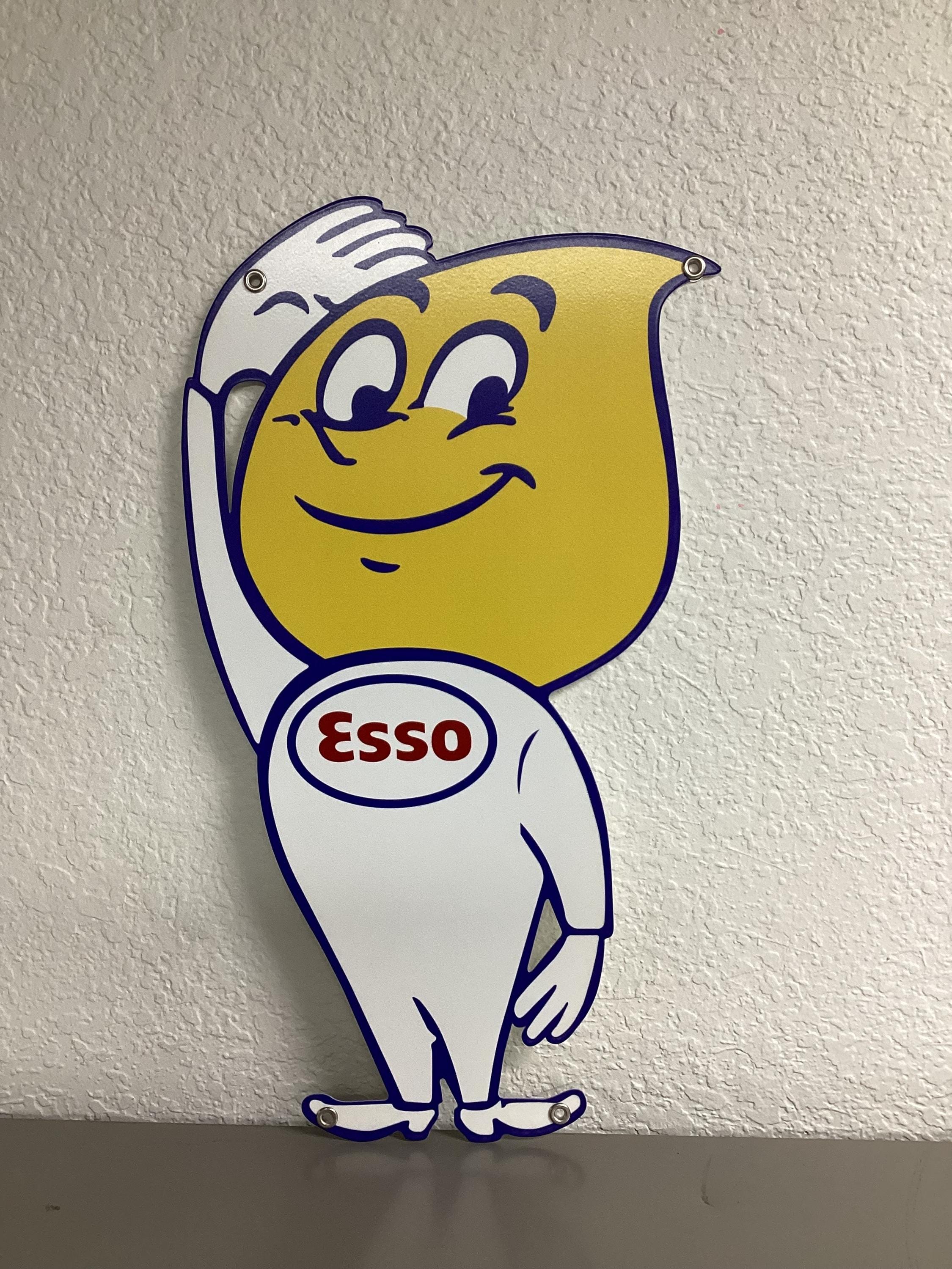 Esso Laser Cut Out Metal Sign 34H X 20W - Etsy