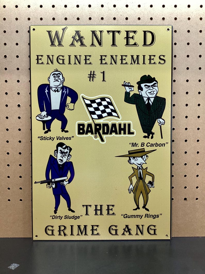 Bardahl Metal Sign 16x12 - Etsy