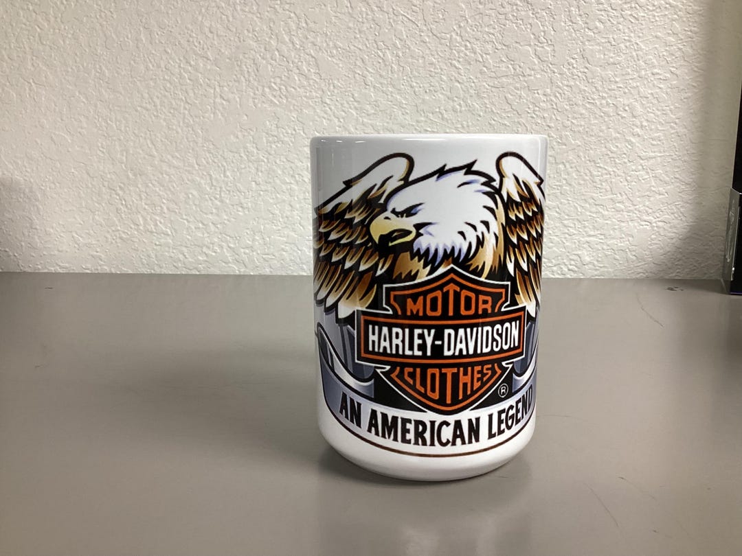 Harley-davidson Motorcycle Coffee Mug 15 Oz - Etsy