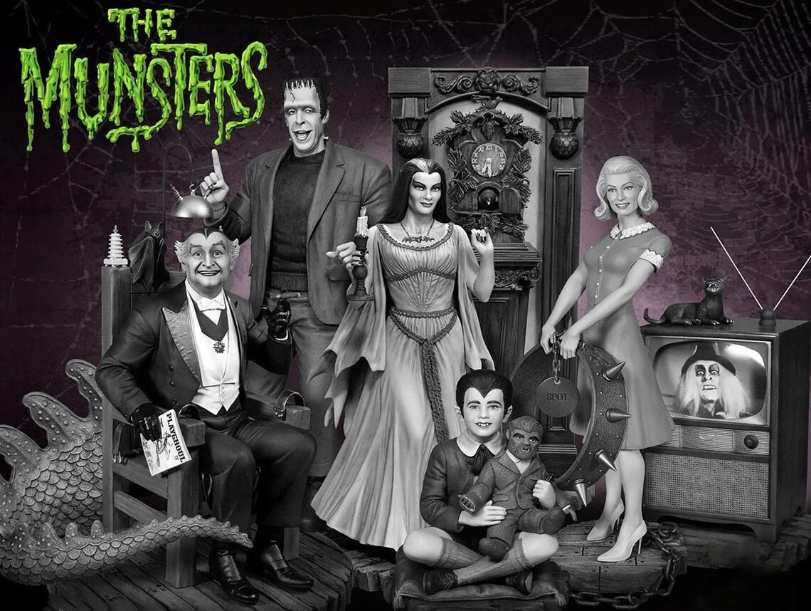 The Munsters Metal Sign 16x12 - Etsy