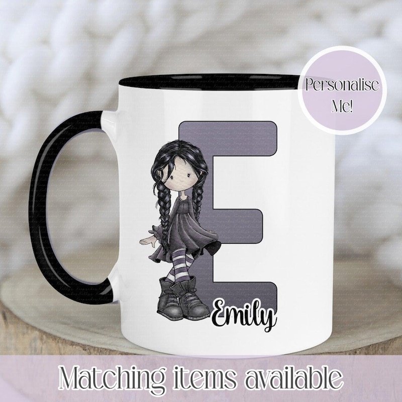 Personalised Goth Mugs - Etsy UK