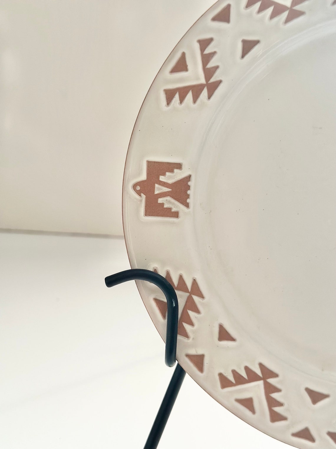 Frankoma native American Salad 7.5 Plate Thunderbird Eagle Southwest ...