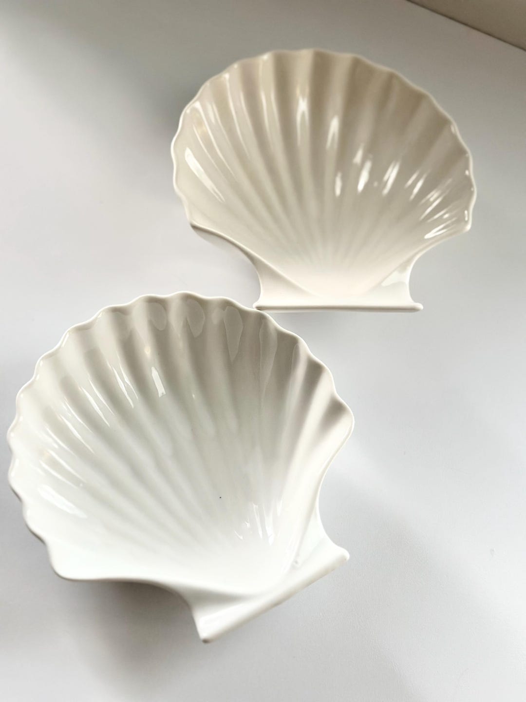 Vintage Oven Proof White Sea Shell Bakeware - Etsy
