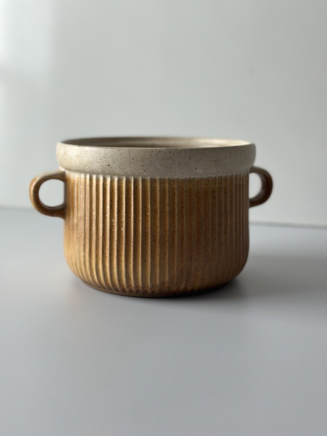 Haeger Tan and Ivory Vintage Kitchen Crock 3210-S USA Pottery No Lid - Etsy