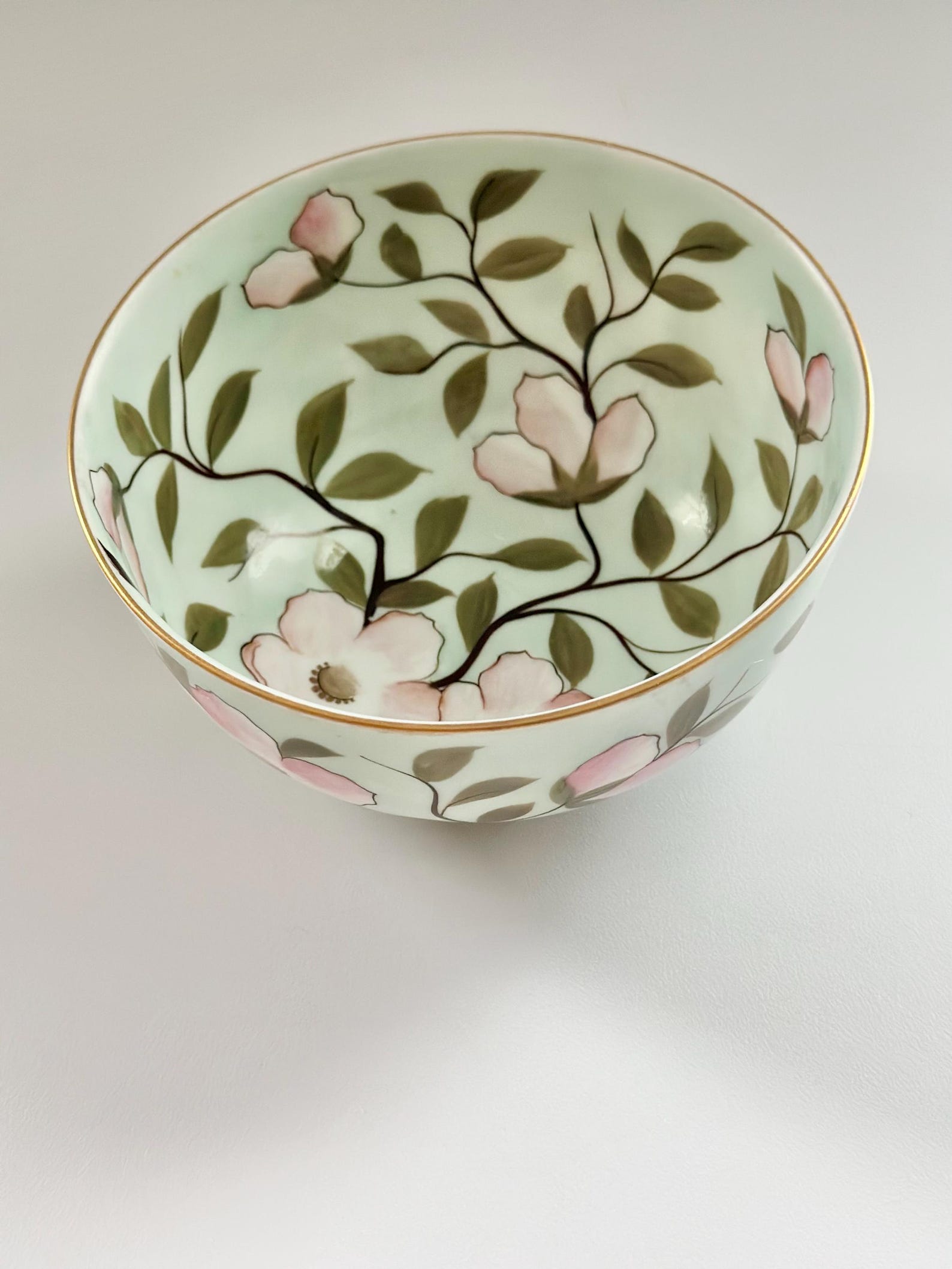Wilhelm and Graef NY Pink Floral Patterned Antique Bowl and Plate - Etsy