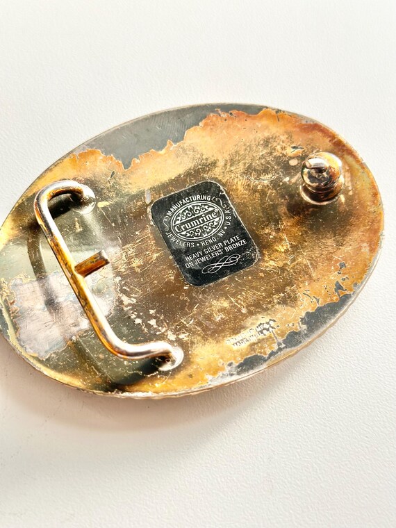 Crumrine Manufacturing Eagle Profile Buckle on Heavy … - Gem