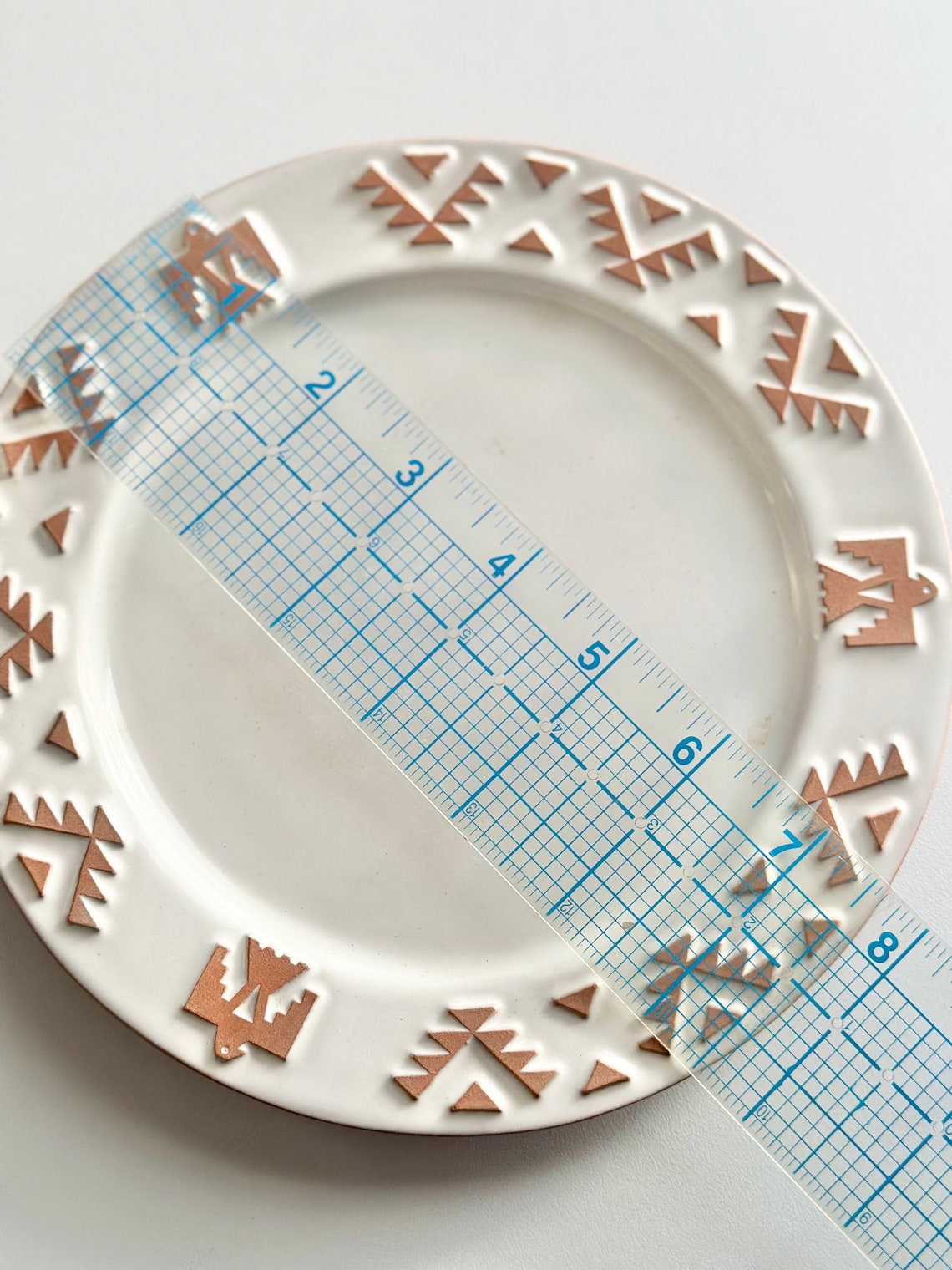 Frankoma native American Salad 7.5 Plate Thunderbird Eagle Southwest ...