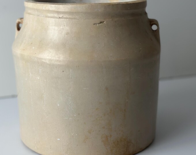 Antique Stoneware Primitive American Farmhouse Cream Crock - Etsy