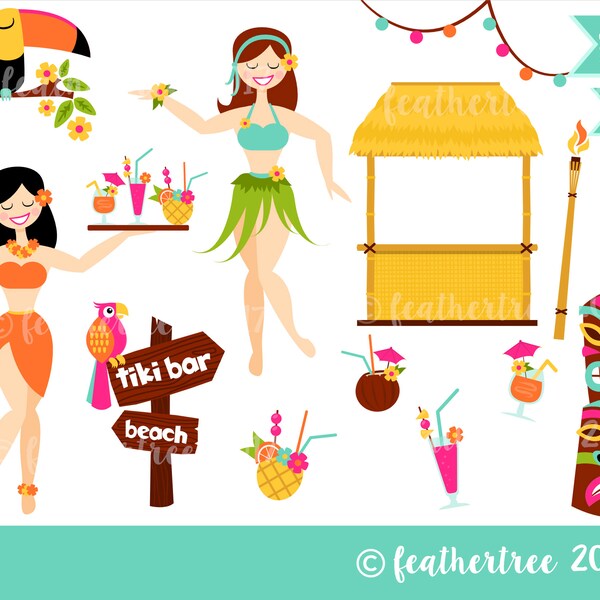 Hula Girl Party - Etsy
