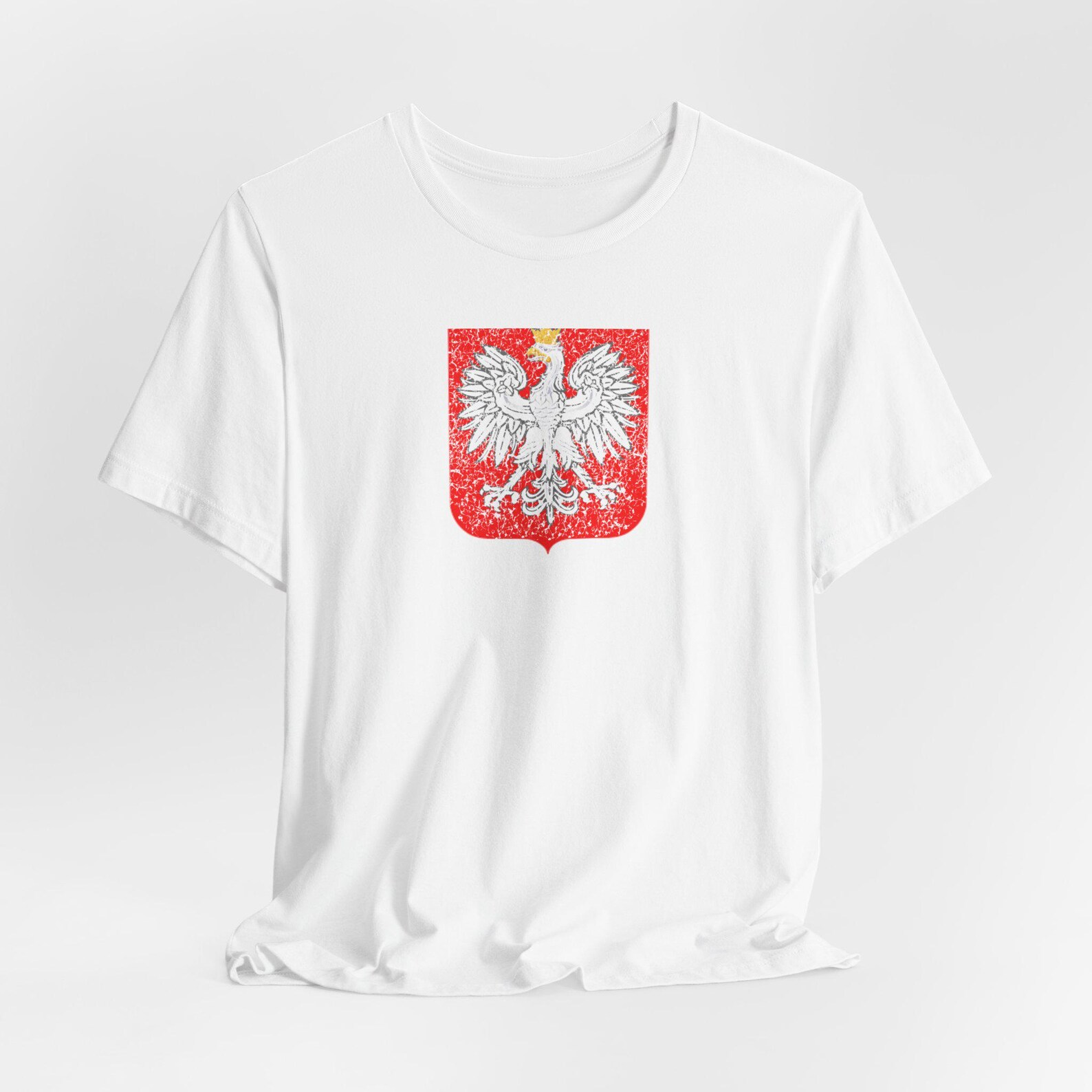 Polish Crest T-shirt, Traditional Polish Crest Design, Heritage Shirt ...