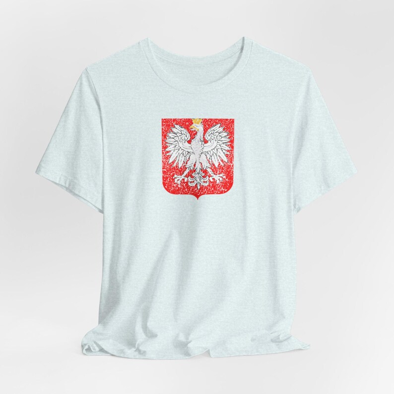 Polish Crest T-shirt, Traditional Polish Crest Design, Heritage Shirt ...