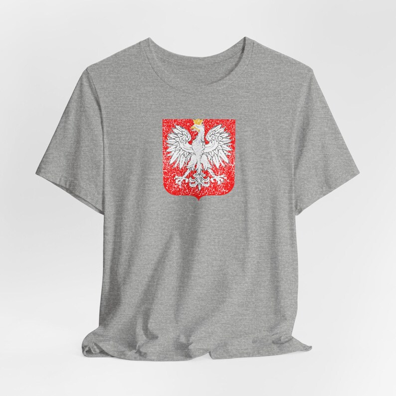 Polish Crest T-shirt, Traditional Polish Crest Design, Heritage Shirt ...