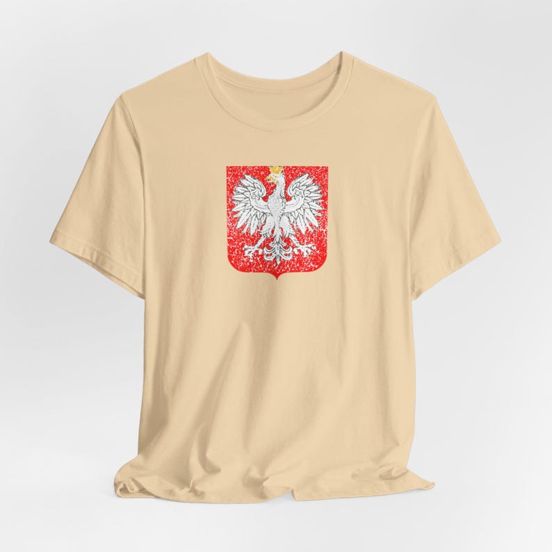 Polish Crest T-shirt, Traditional Polish Crest Design, Heritage Shirt ...